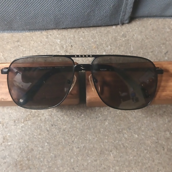Nikon | Accessories | Nikon Black Frame Aviator Sunglasses | Poshmark